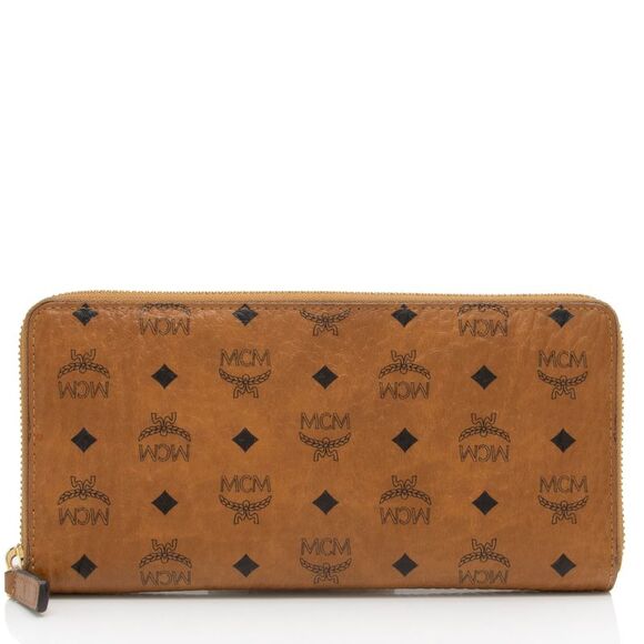 MCM | Accessories | Mcm Viestos Large Zip Wallet | Poshmark